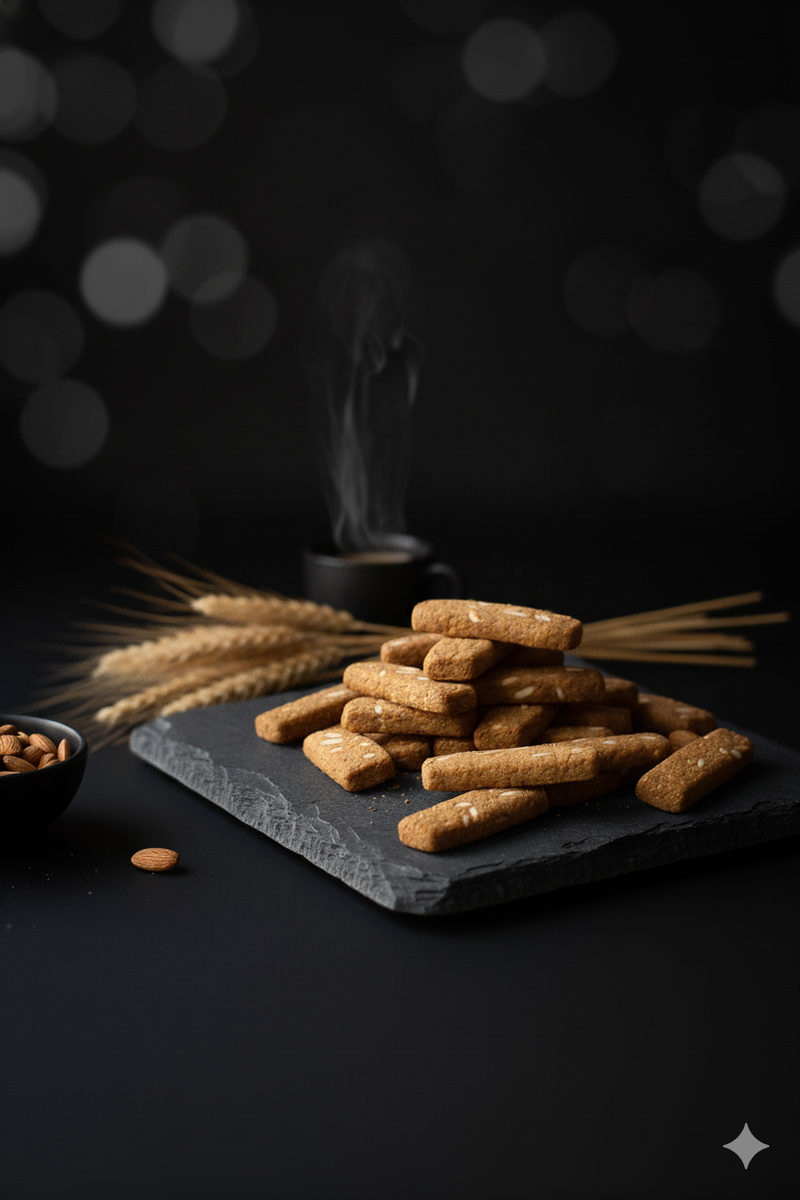 Almond Bisticks 130 gm – THE SNACK COMPANY